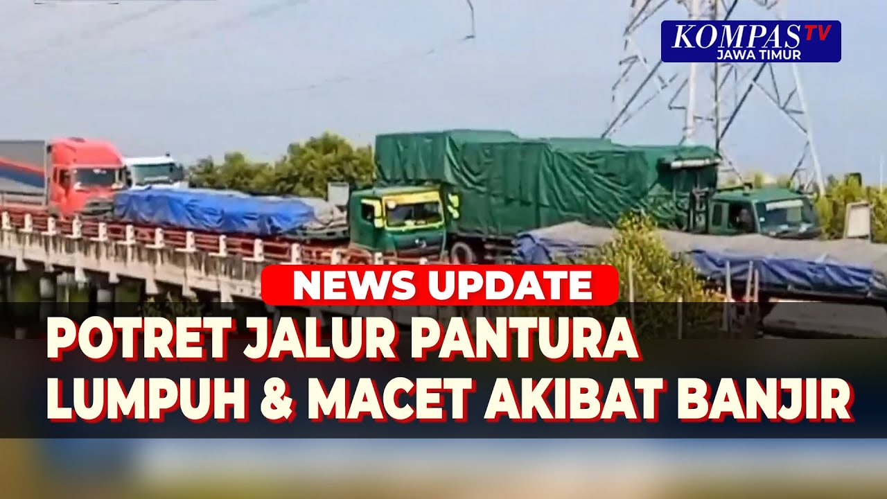Potret Truk Terjebak Macet Dampak Banjir di Pantura Semarang, Arus Lalu ...