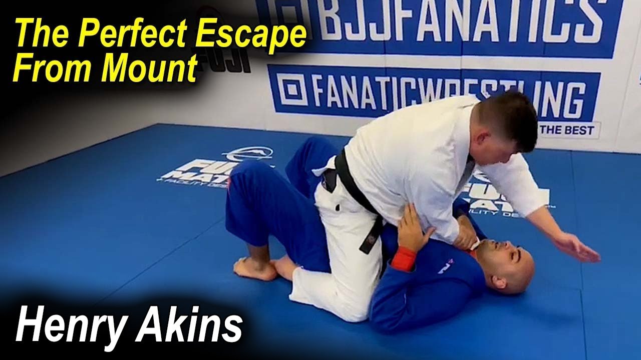How To Do The Perfect Jiu Jitsu Upa (Escape From Mount) by Henry Akins ...