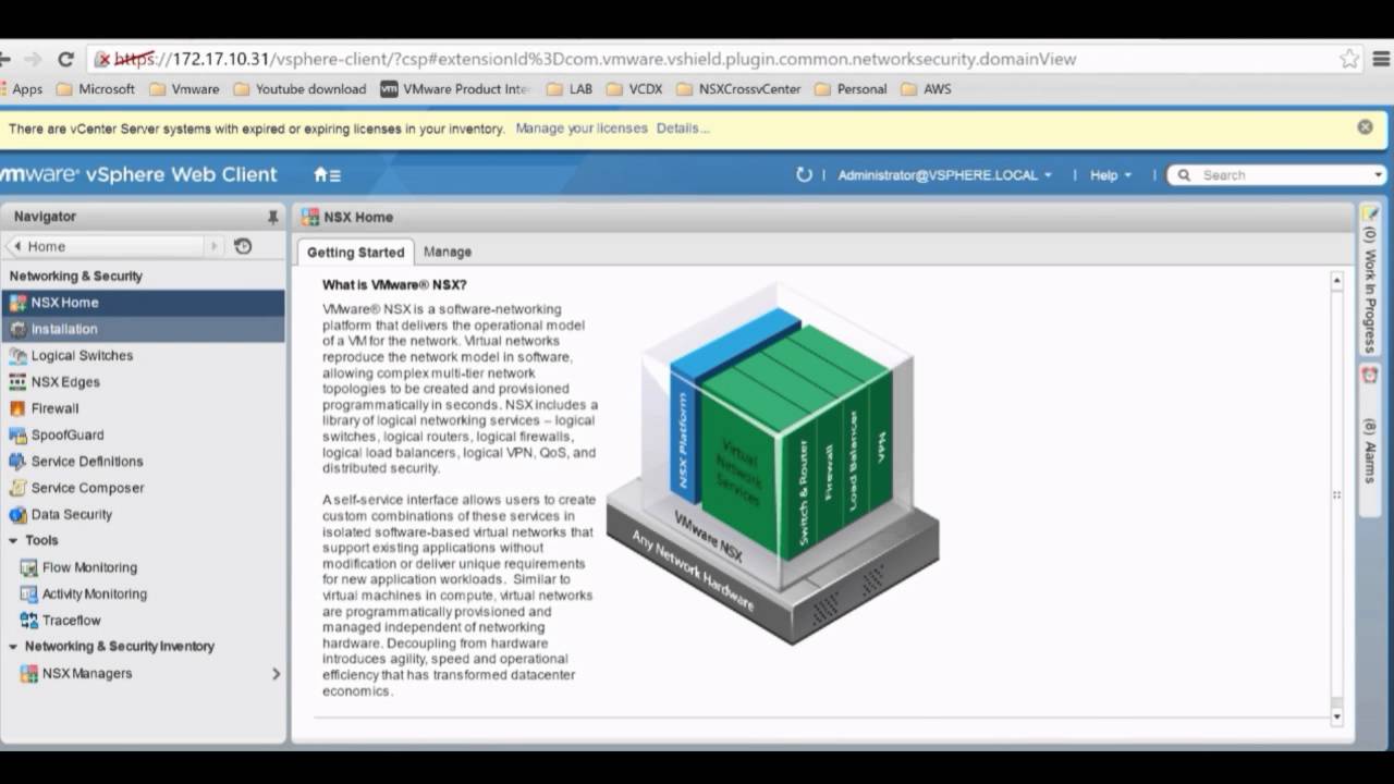 Vmware NSX Cross vCenter Home Lab Scenario 1 - YouTube