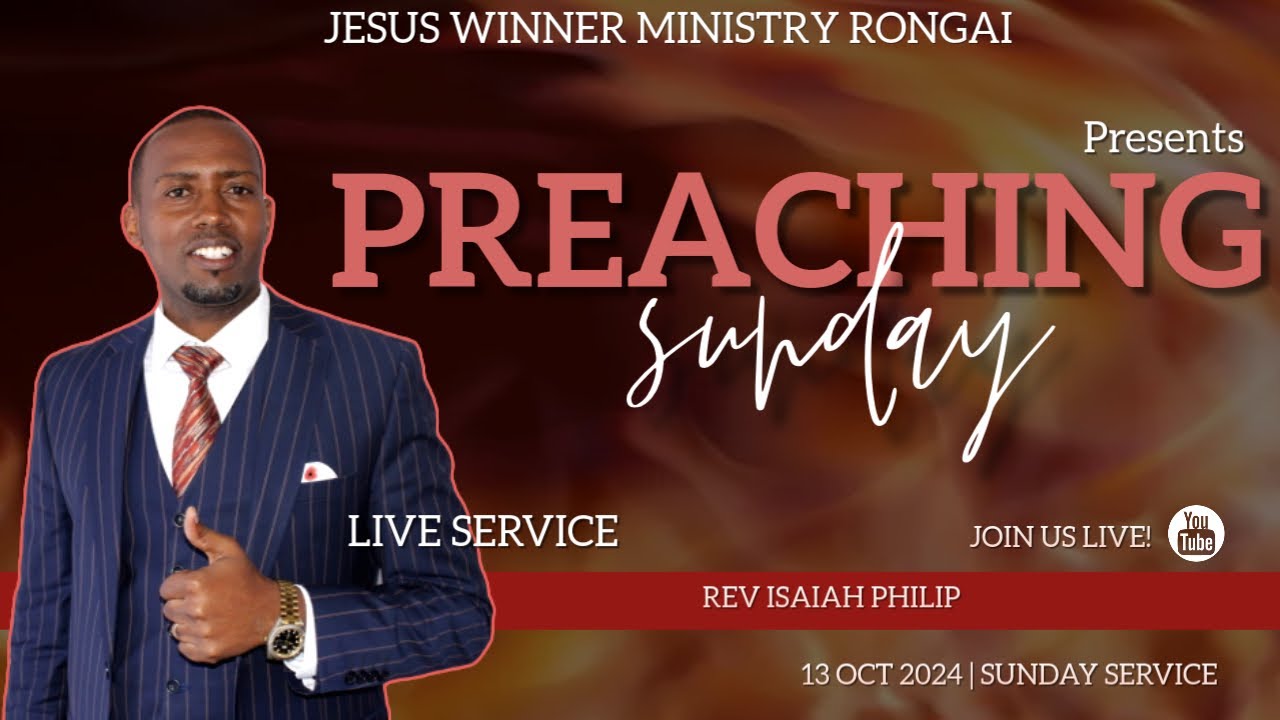 PREACHING/ JESUS WINNER MINISTRY ONGATA RONGAI/ 13 OCT 2024/ LIVE ...