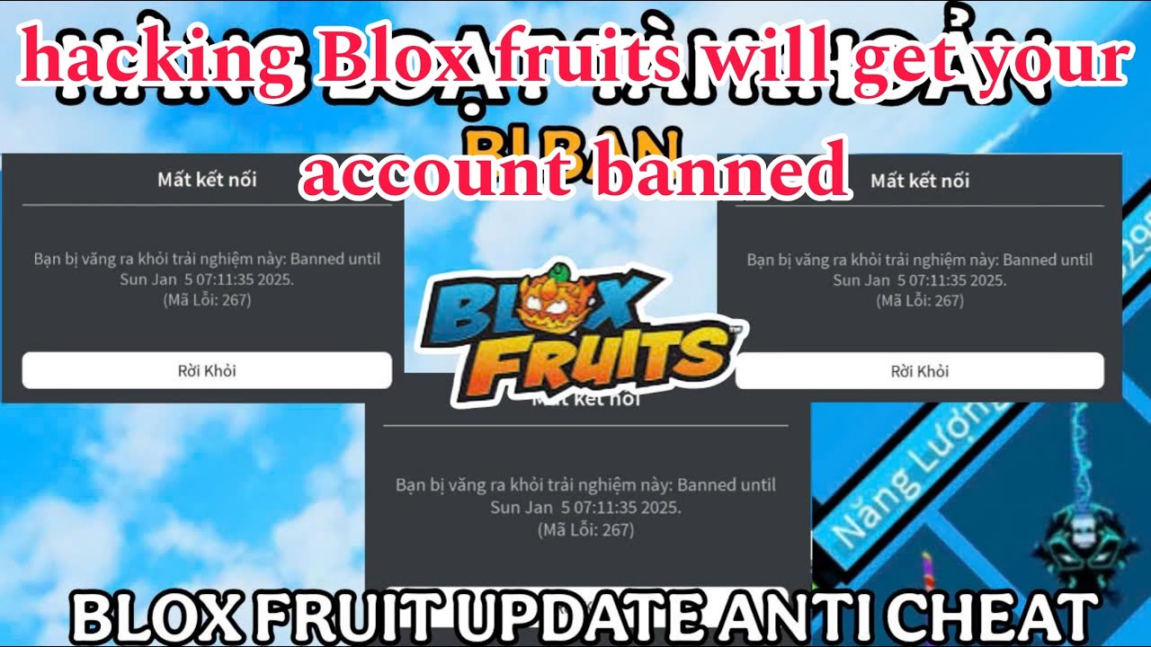 Hacking Blox fruits will get your account banned forever! - How to Hack Roblox Blox fruits - YouTube