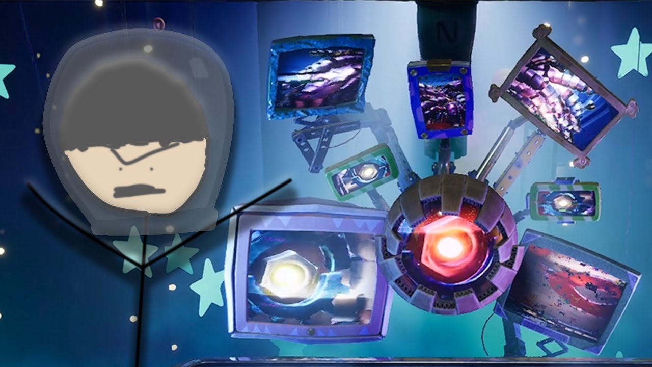 in space and very annoyed at each other in sackboy a big adventure ...