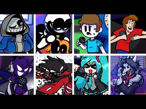 FNF Thunderstorm mods and different characters sing it (Everyone Sings ...