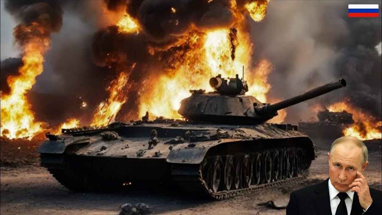surprise from the air! Russian T-80 tank convoy destroyed by US F-16 ...