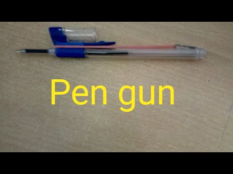 How to make a pen gun - YouTube
