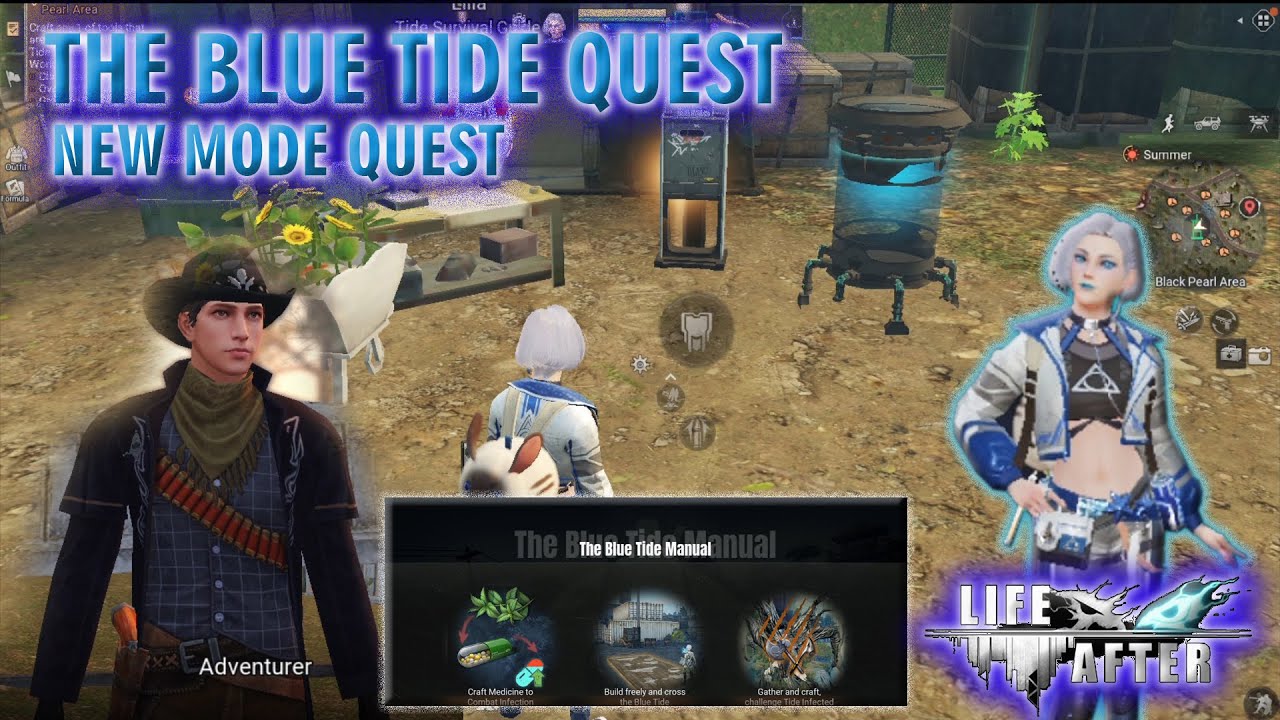 THE BLUE TIDE QUEST || NEW MODE DAILY QUEST || LIFEAFTER - YouTube