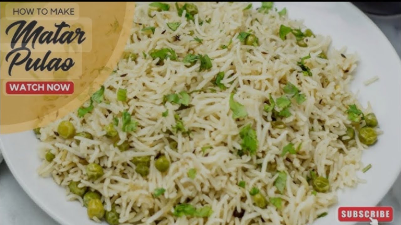 Matter Pulao Ki Recipe | Bht Hi Asan Or Tasty Banny Wali Matter Pulao ...