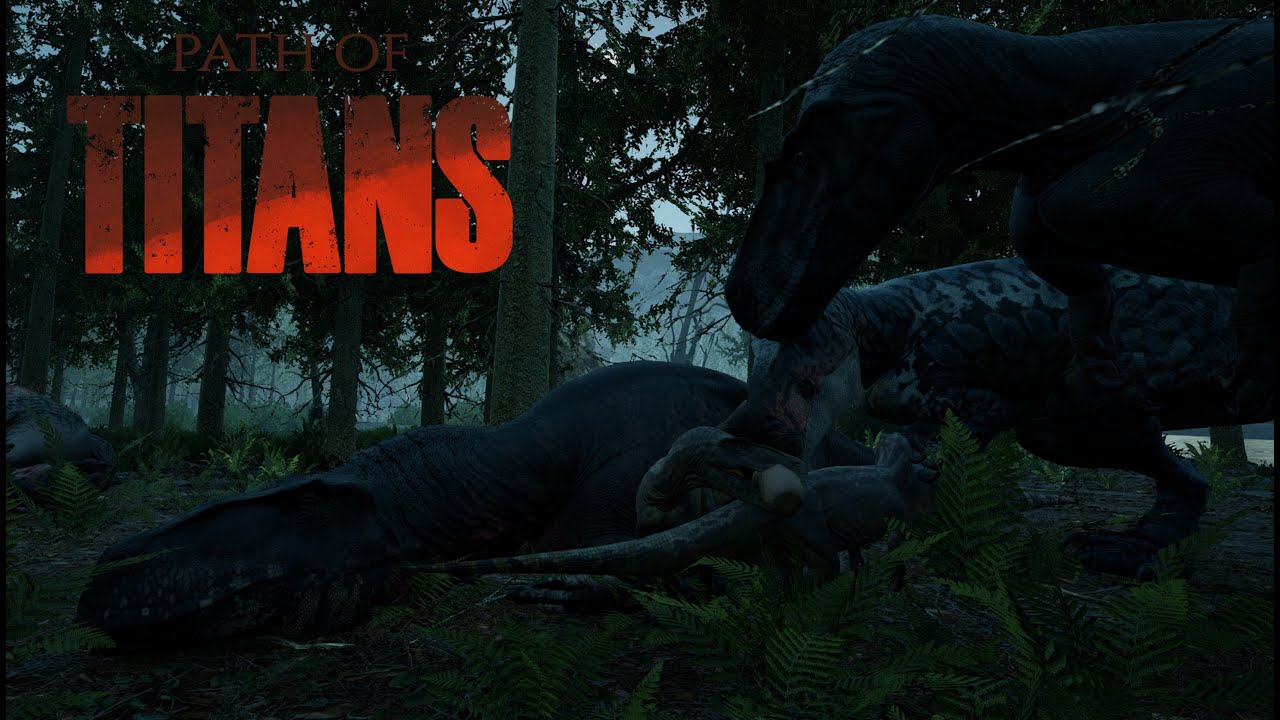 The Crimson Torvosaurus Discovers a FAMILY!?! Path of Titans Realism ...