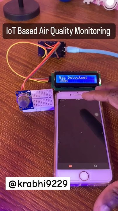 Iot based air quality monitoring with esp32 board using mq2 sensor and ...