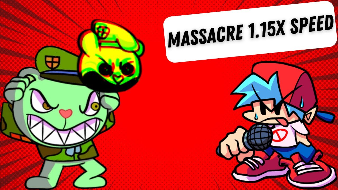 FNF Flippy Massacre 1.15x speed - YouTube