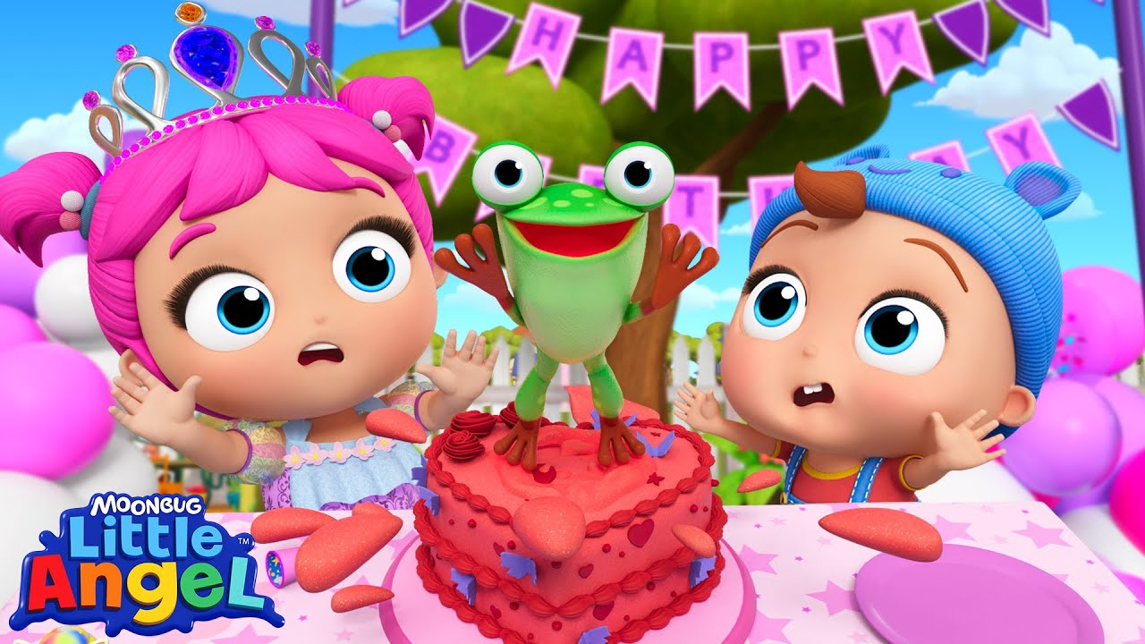 Jill's Garden Doll Party! | Little Angel Kids Songs & Nursery Rhymes ...