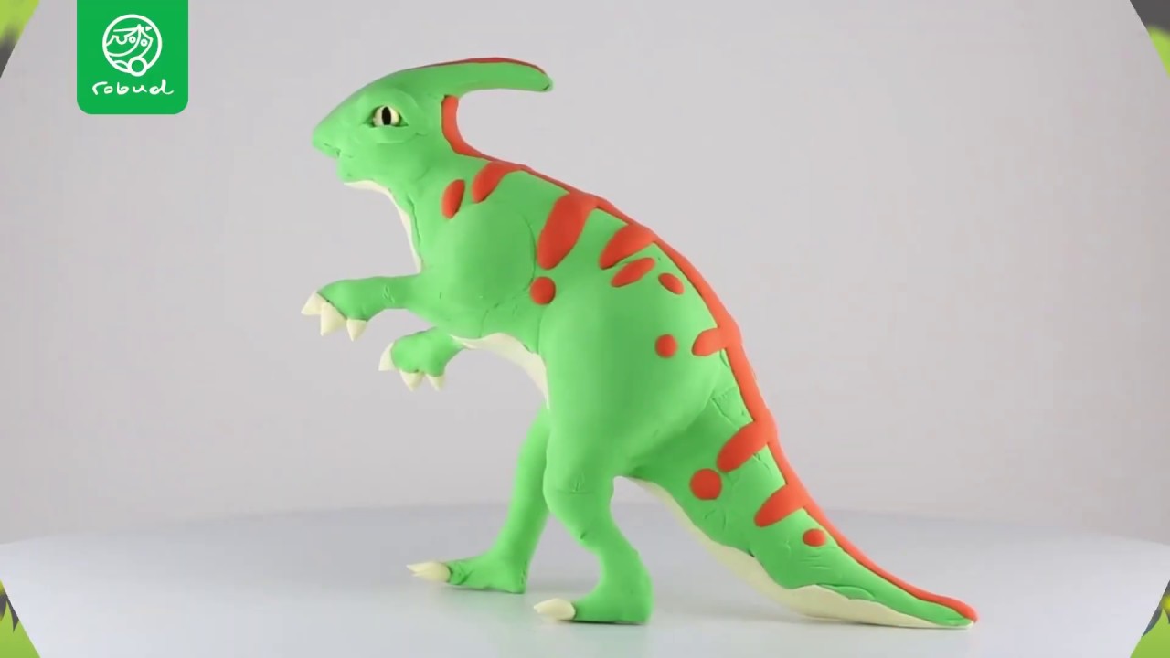 Parasaurolophus - Modeling Dinosaur Clay - YouTube