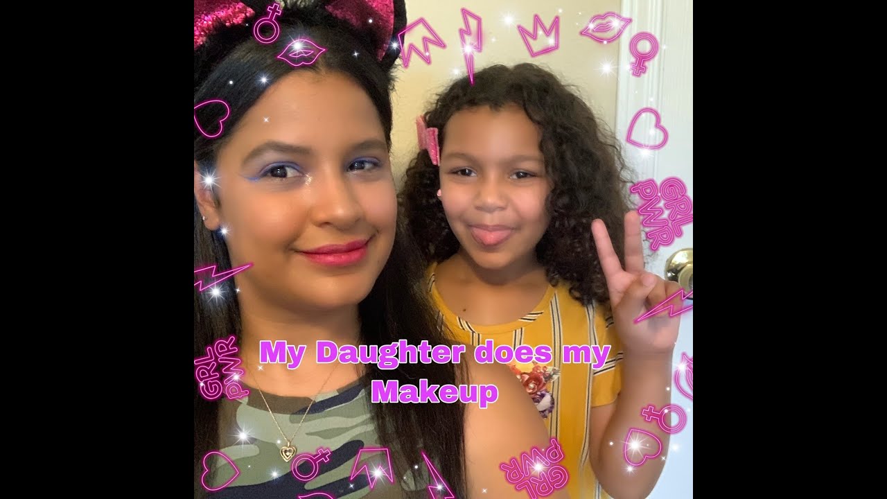 My Diva Daughter does my makeup!!! - YouTube