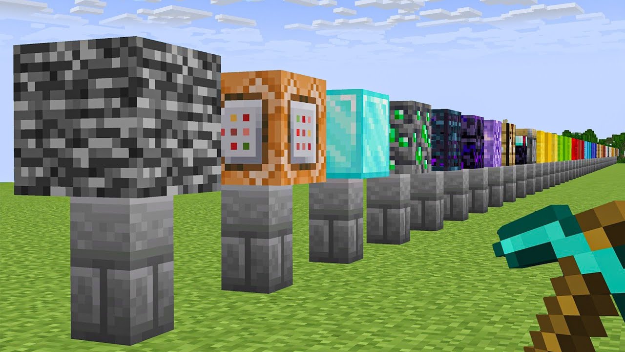 I Collected EVERY BLOCK in Minecraft Hardcore!! - YouTube