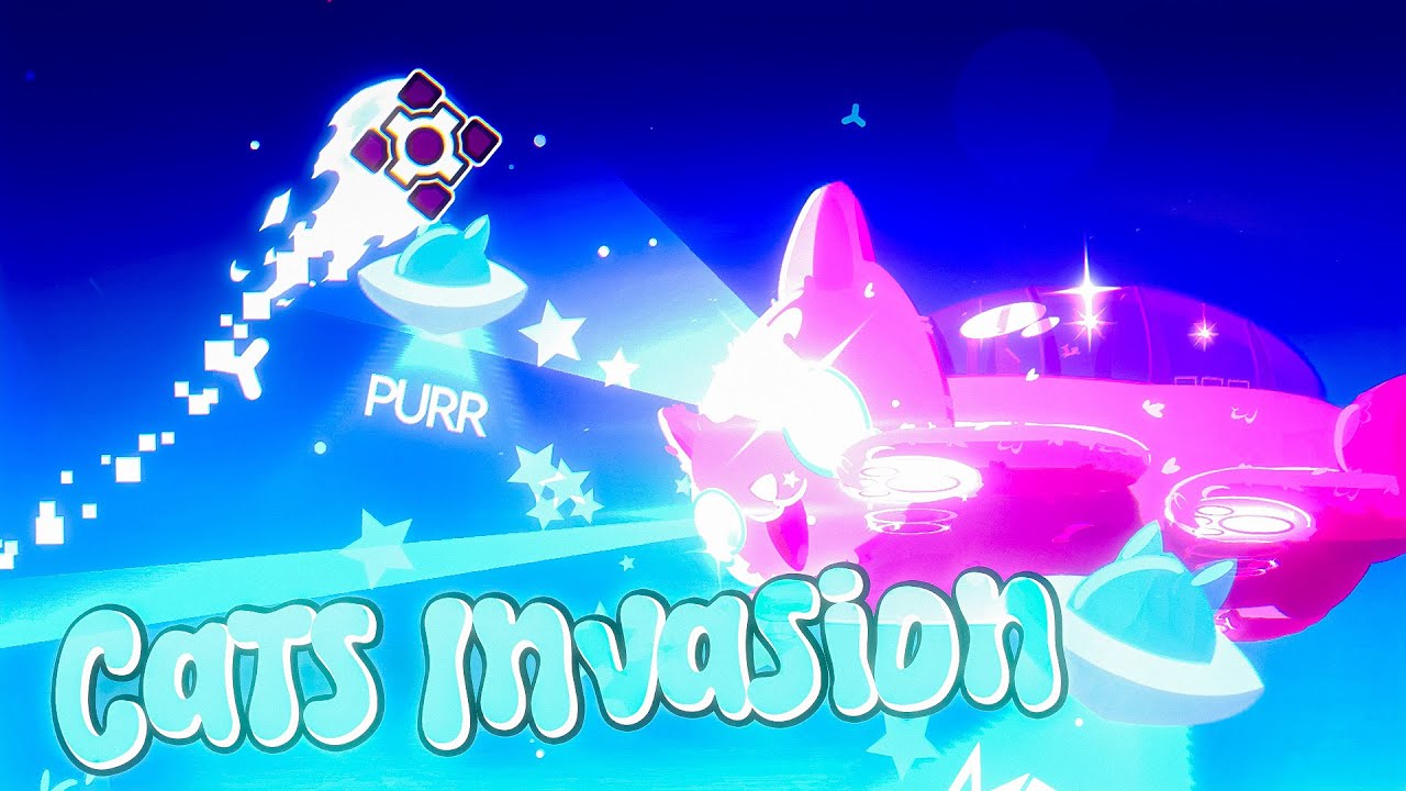 "Cats Invasion" by qMystic & more | Geometry Dash Daily #1590 - YouTube