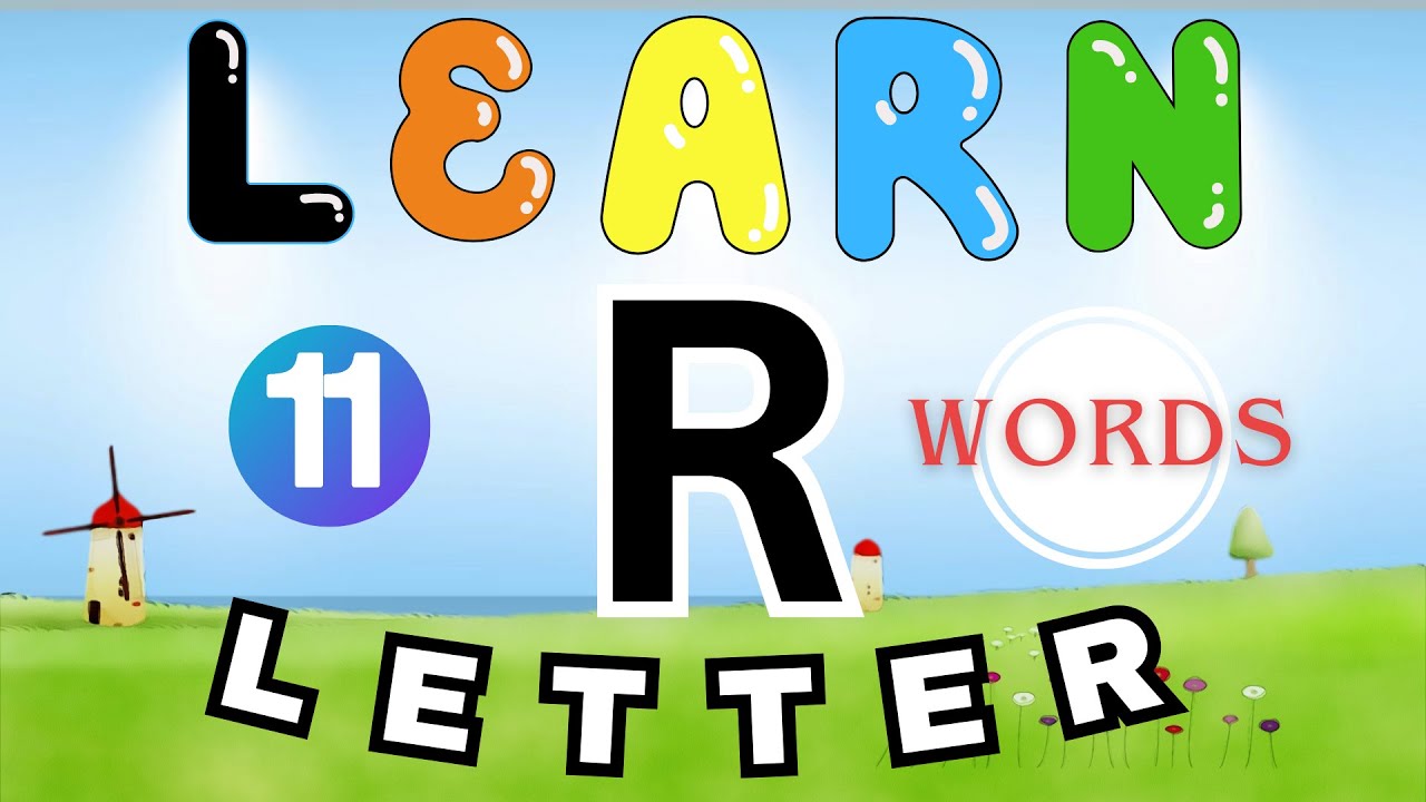 Letter R Words for kids | Words starting with R | letter R words # ...