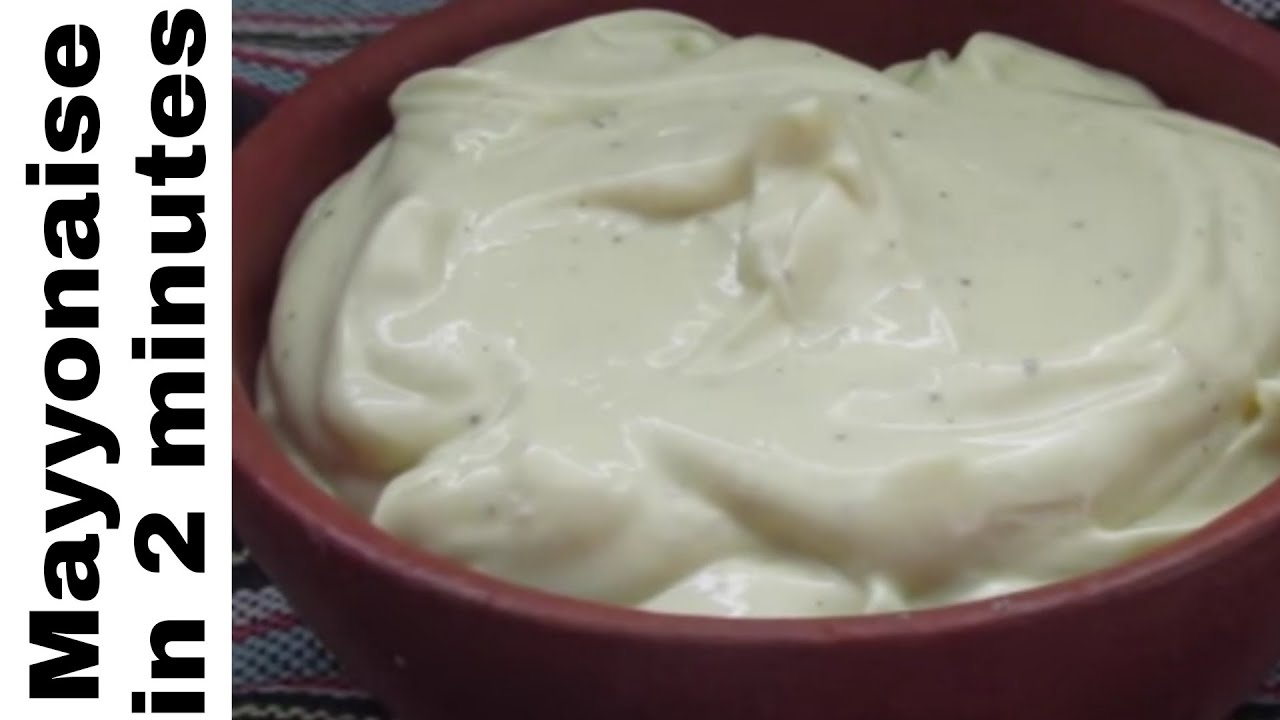 How to make Mayonnaise| Homemade Mayonnaise recipe | Perfect mayonnaise ...