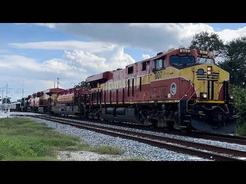 FEC 206 @ MP232.86 w/ Extra GEVO & EMD Trailing 3:43 PM - YouTube