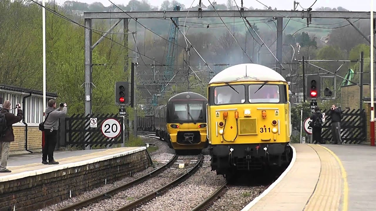Grid 56311 & 56312 on a Scrap Train at Shipley With Clag and Tones ...