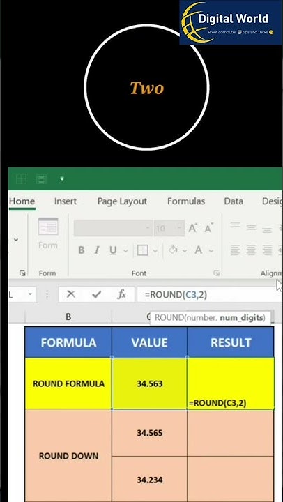 23%Shorts__Round_Value_With_3_Different_Methods_In_Excel_Advance_Excel_Tips_Tricks_MS_EXCEL# ...