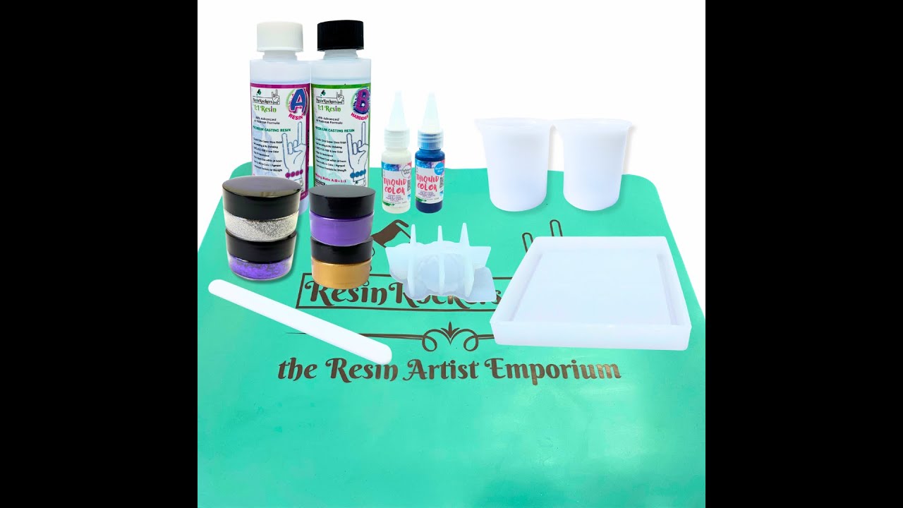 Unboxing The Official Resin Rockers Premium Artist 1:1 Epoxy Resin ...