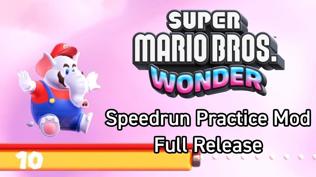 Super Mario Bros. Wonder - Speedrun Practice Mod V1 Release - YouTube