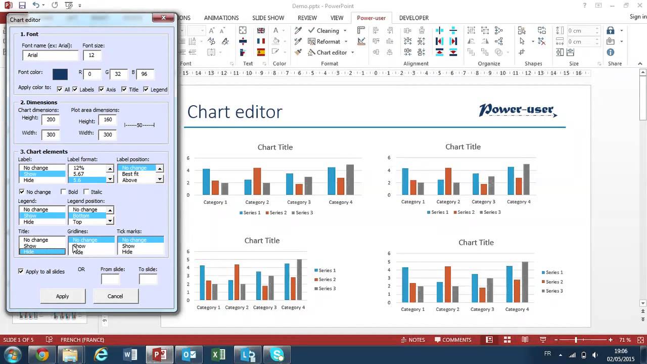 Chart editor - YouTube