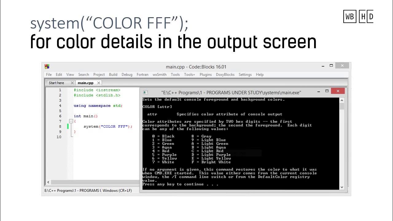 How to Make Your C++ Console Project Visually Attractive - YouTube