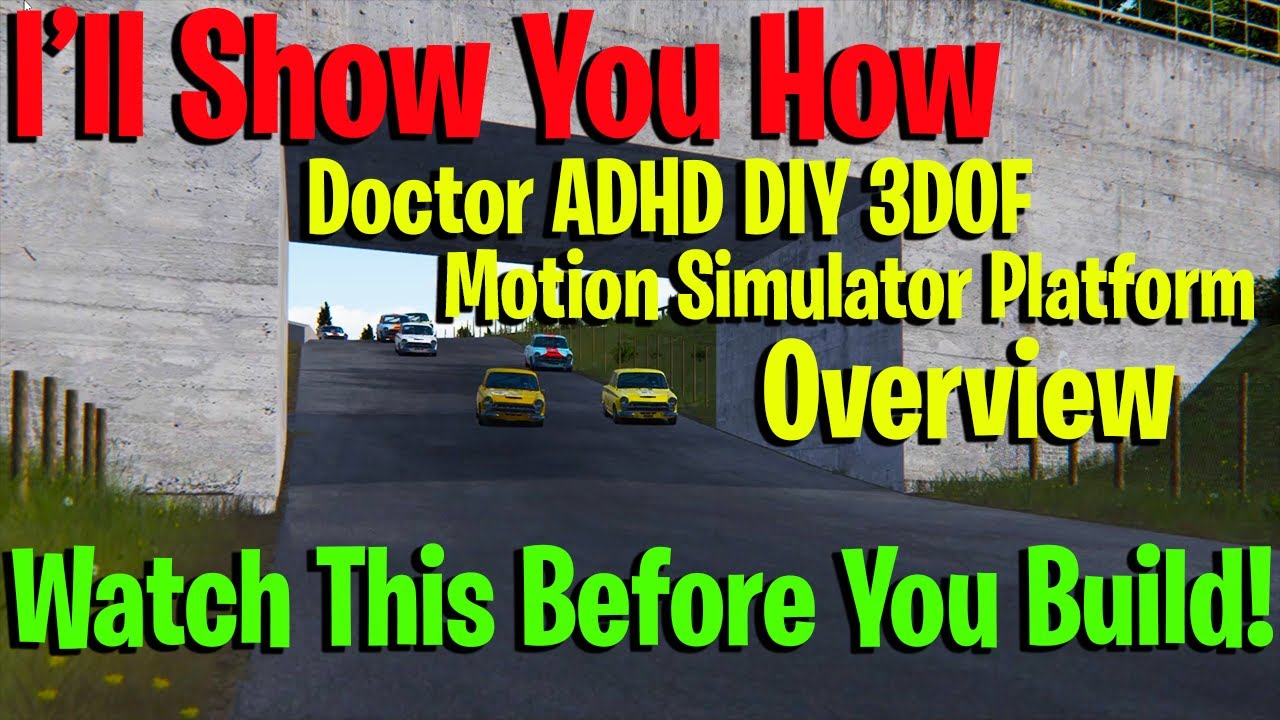 How To Build The Doctor ADHD DIY 3DOF Motion Simulator Platform And Sim Like A Champ - YouTube