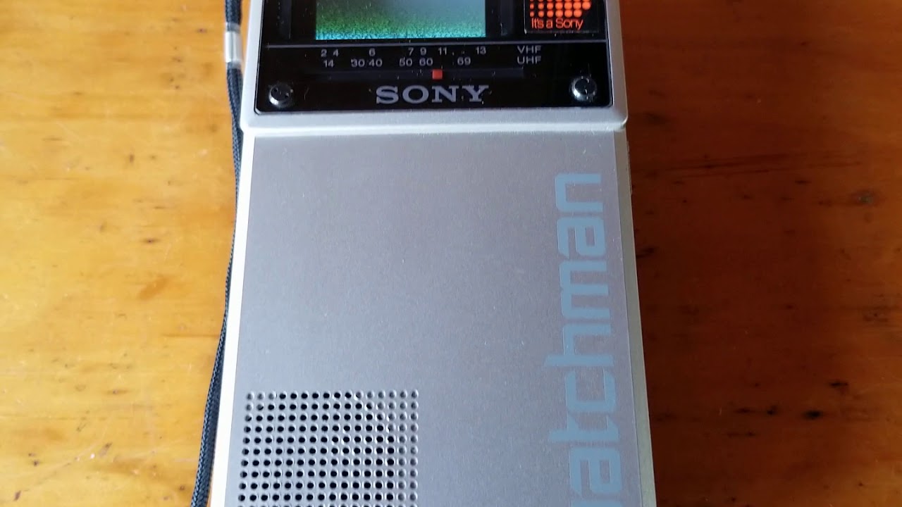 1985 Sony Watchman - YouTube