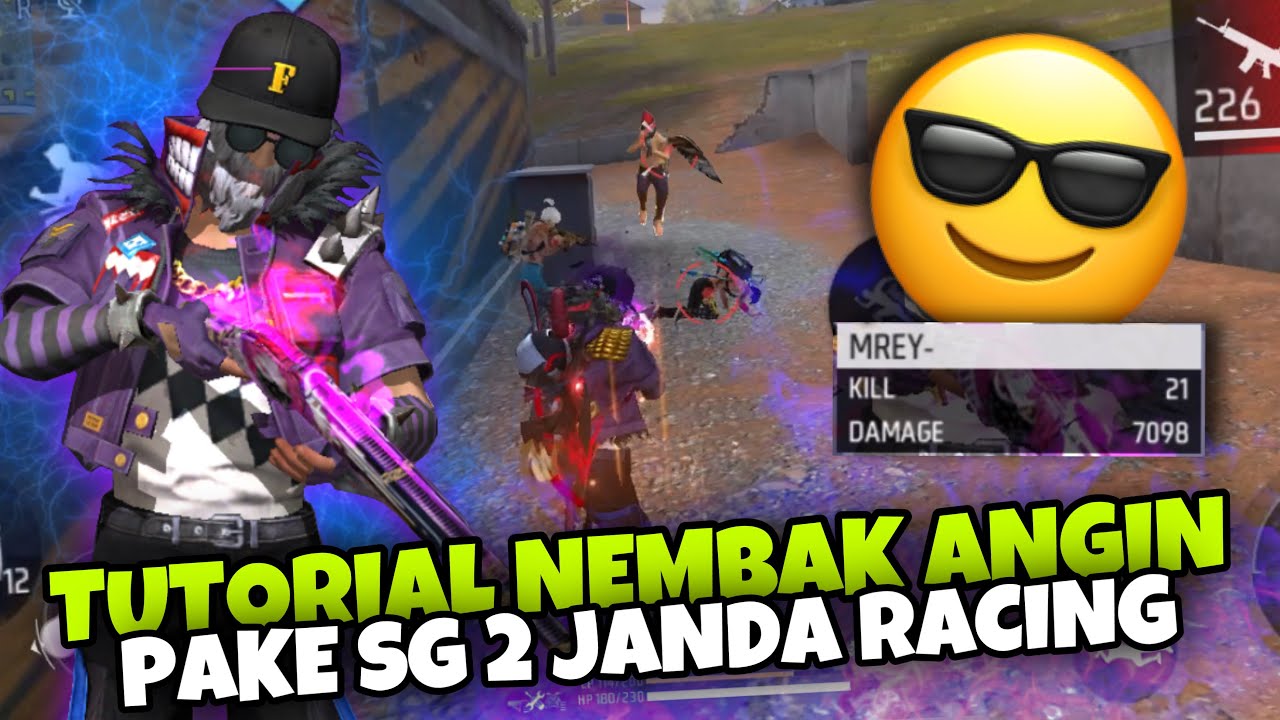 SOLO VS SQUAD! TUTORIAL NEMBAK ANGIN PAKE SG 2 JANDA RACING YANG SUDAH DI NERF😎 - YouTube