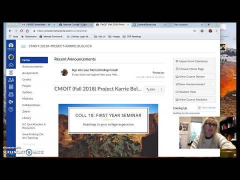 Ebsco Reading List Builder LTI in Canvas, Merced College - YouTube