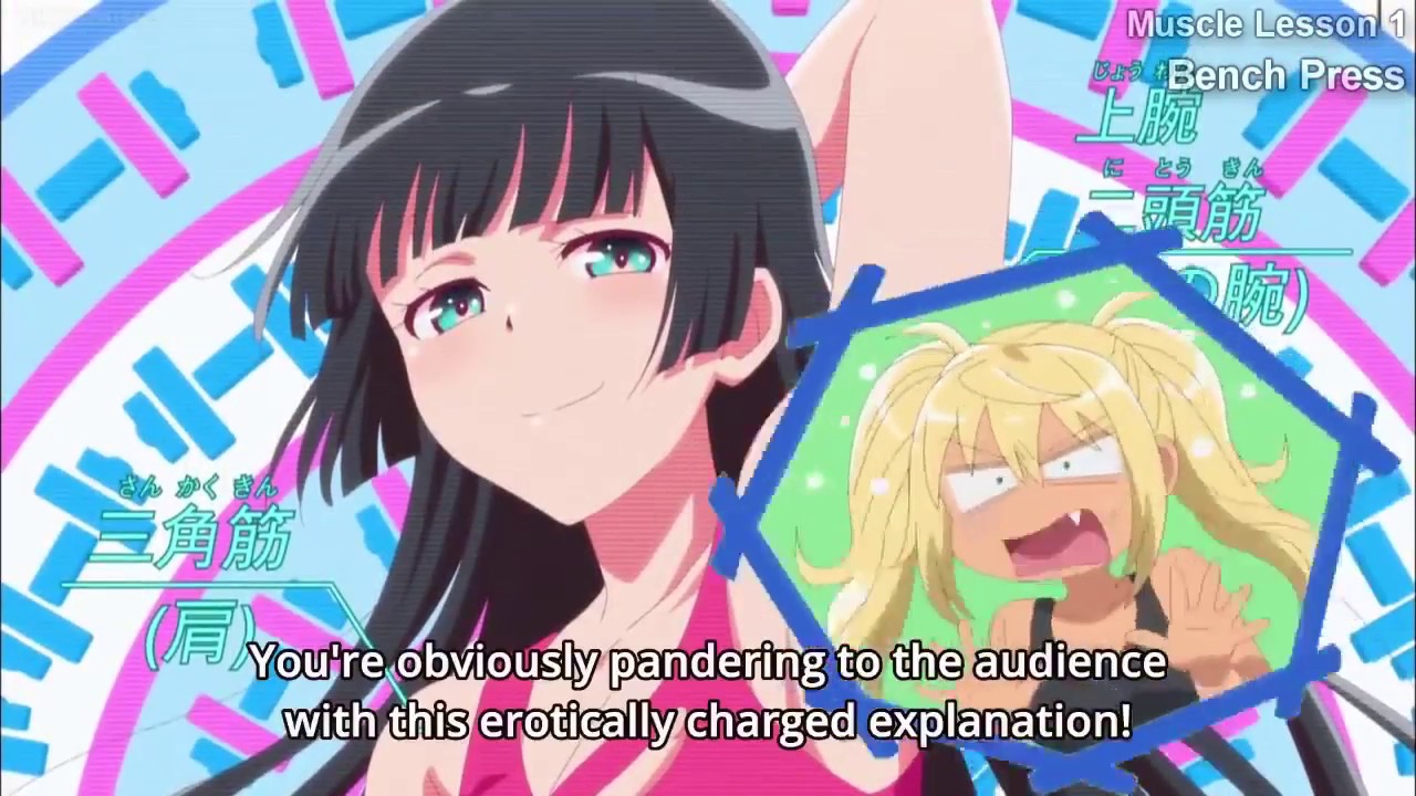 How to bench press according to anime / Dumbbell nan kilo moteru ka ...