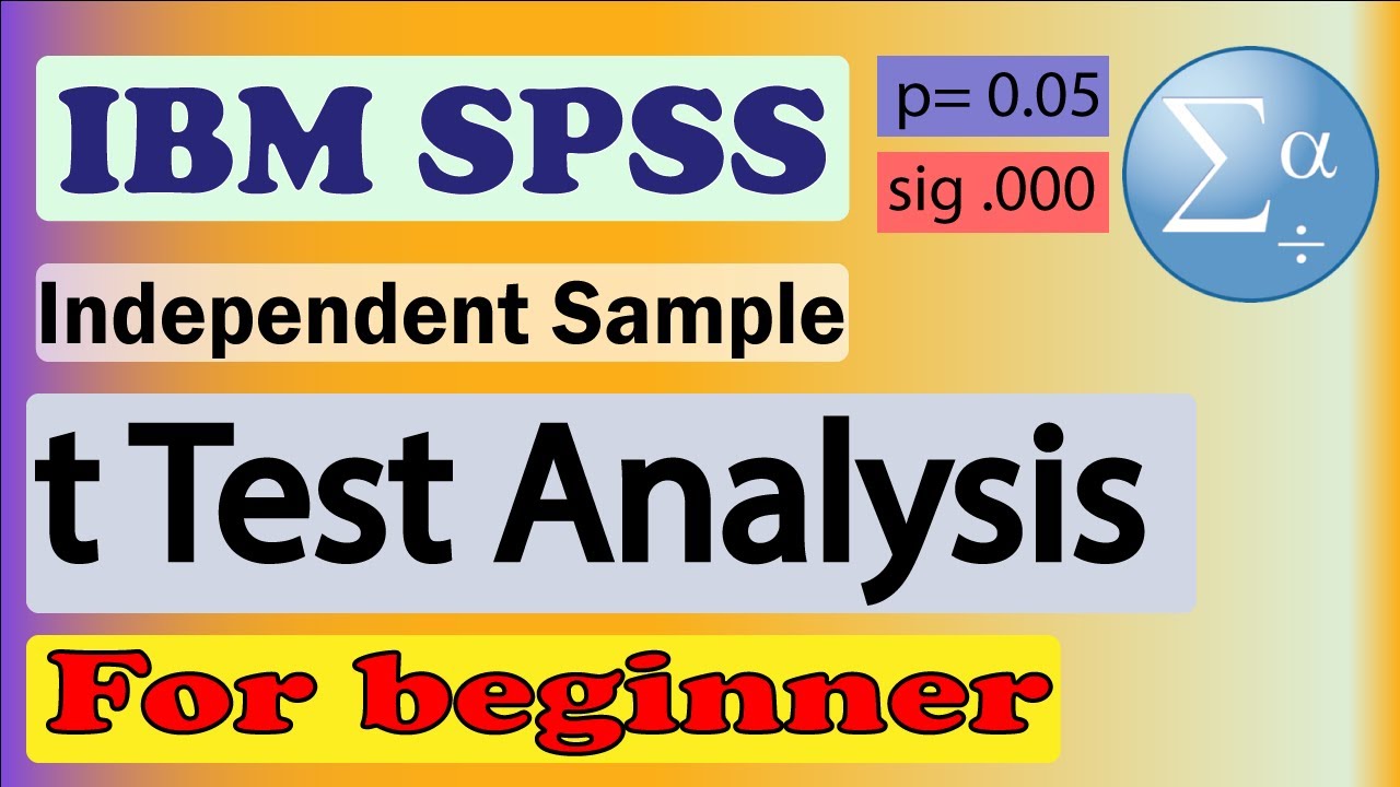 t Test SPSS ।। Hypothesis explanation ।। p value meaning - YouTube