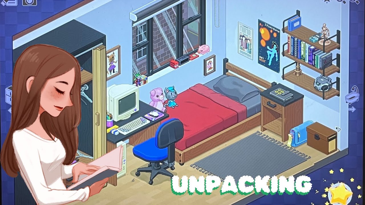 unpacking episode 1 I gameplay I - YouTube