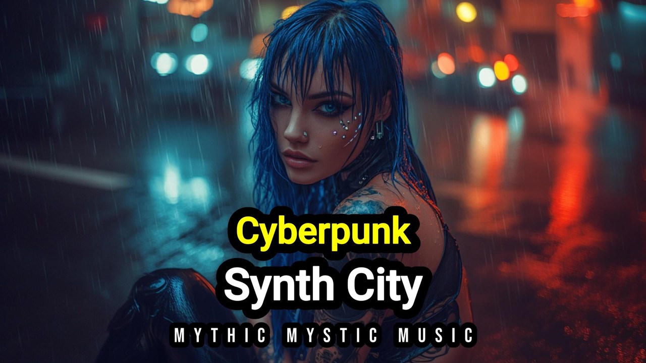 Synth City | Cyberpunk Synthwave AI Music | Mythic Mystic Music ...