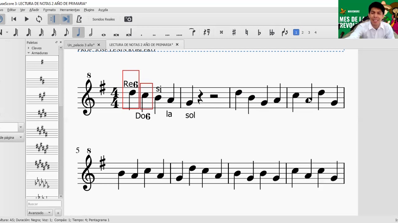 Solfeo básico - 2 año de primaria LECTURA DE NOTAS - YouTube