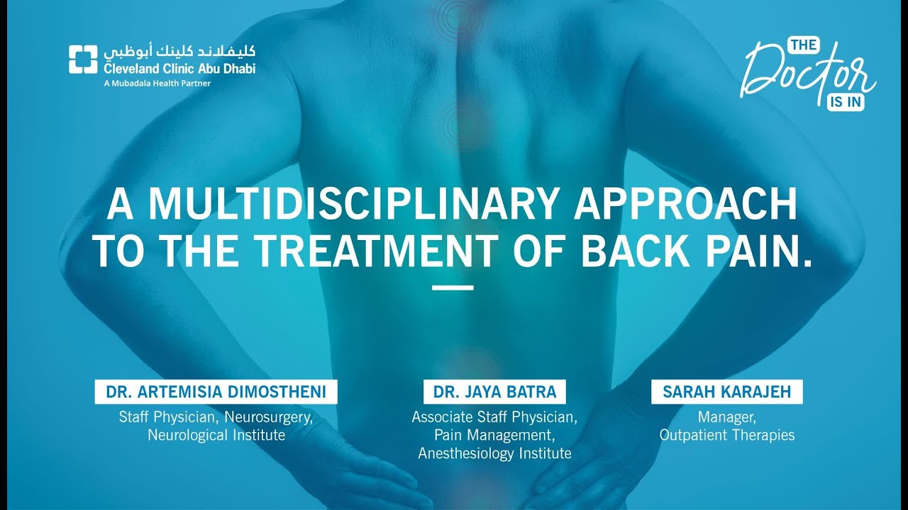 A multidisciplinary approach to the treatment of back pain - YouTube