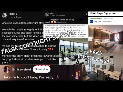 Aemilist & Aekims have been COPYRIGHTING anyone who talks about them ...