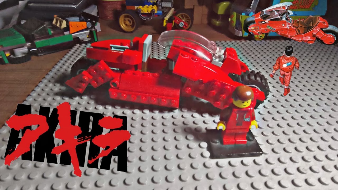 Akira moto de LEGO (Tutorial) - YouTube