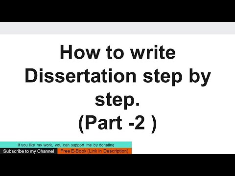 How to Write Dissertation - Part 2 | how to write dissertation in hindi ...