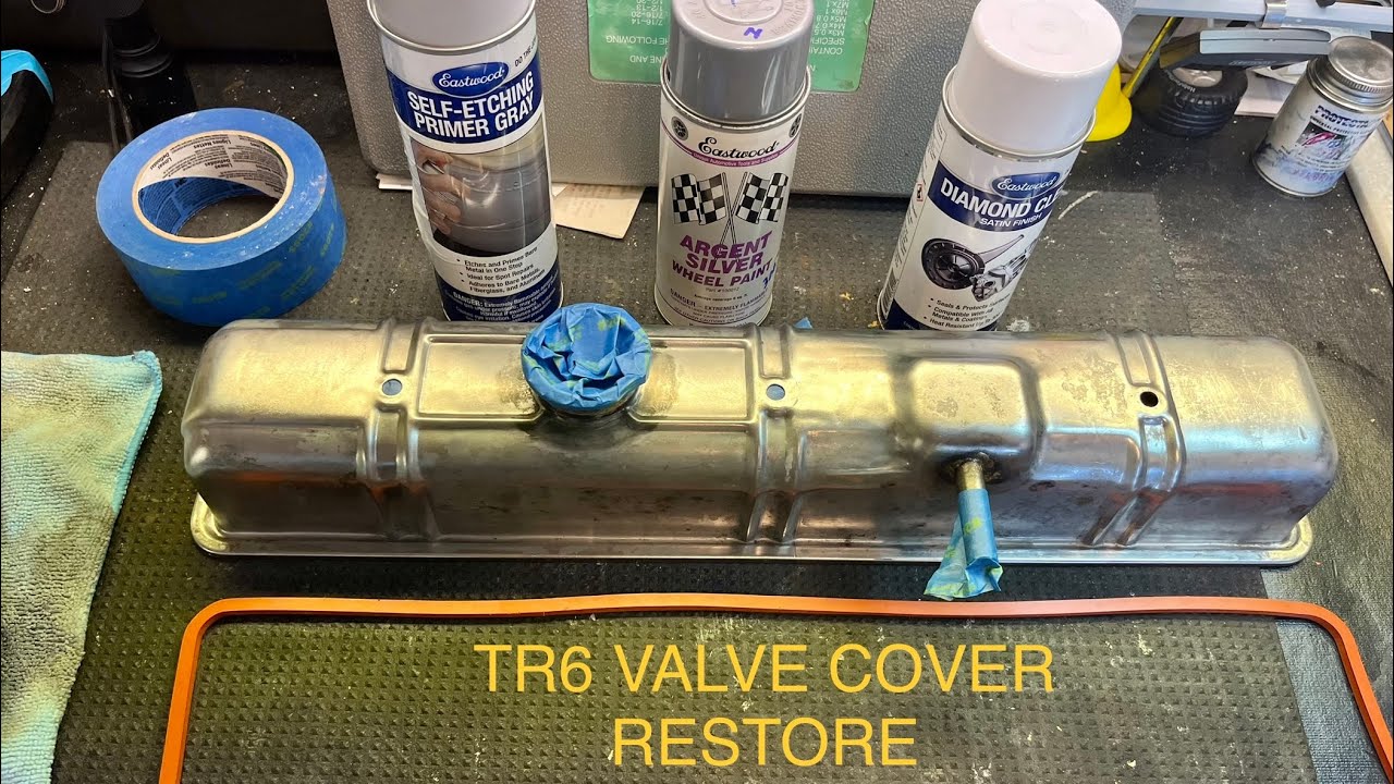 Triumph TR6 Valve Cover Restore @Diyhelp - YouTube
