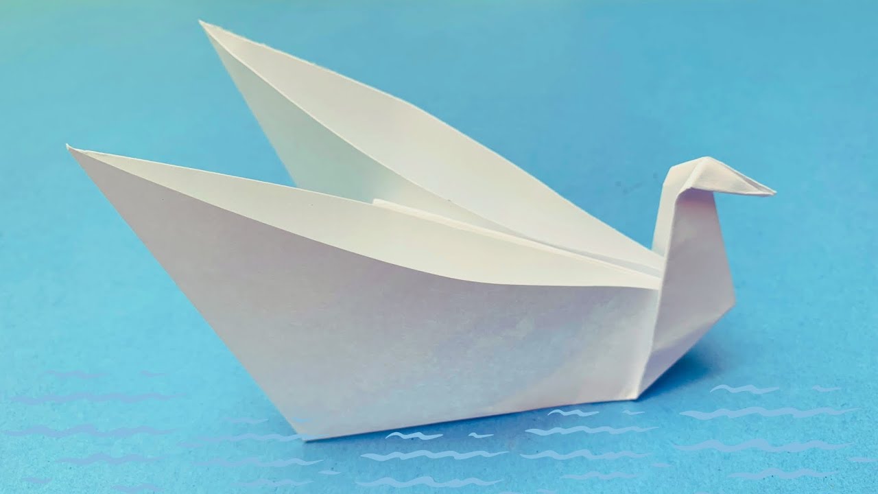 KAĞITTAN KUĞU NASIL YAPILIR | ORİGAMİ KUĞU | How to make easy paper ...