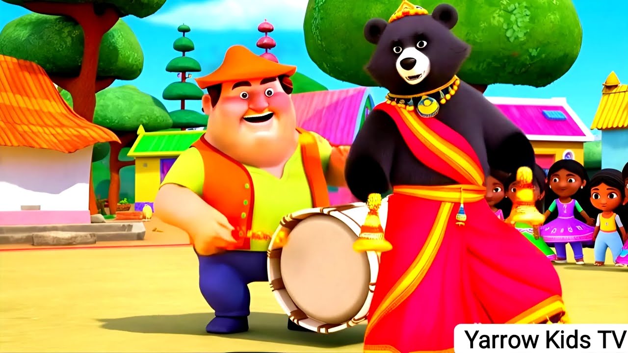 Kalu Madari, Bhalu Laya कालू मदारी, भालू लाया | Yarrow Kids TV | Hindi ...