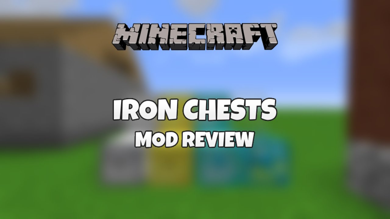 Iron Chests Mod | Minecraft: Java 1.10.2 Review - YouTube