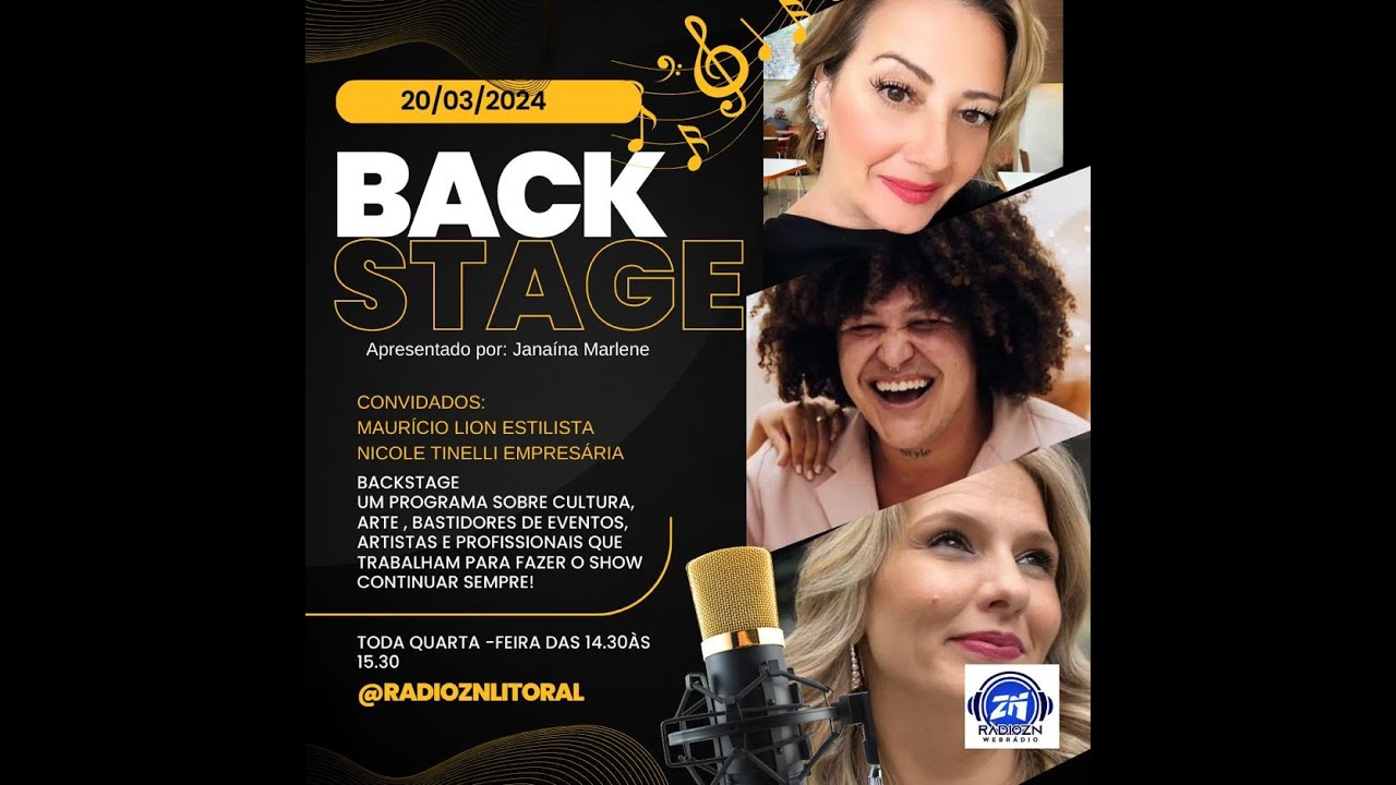 BACKSTAGE com Janaina Marlene EP 02 - YouTube