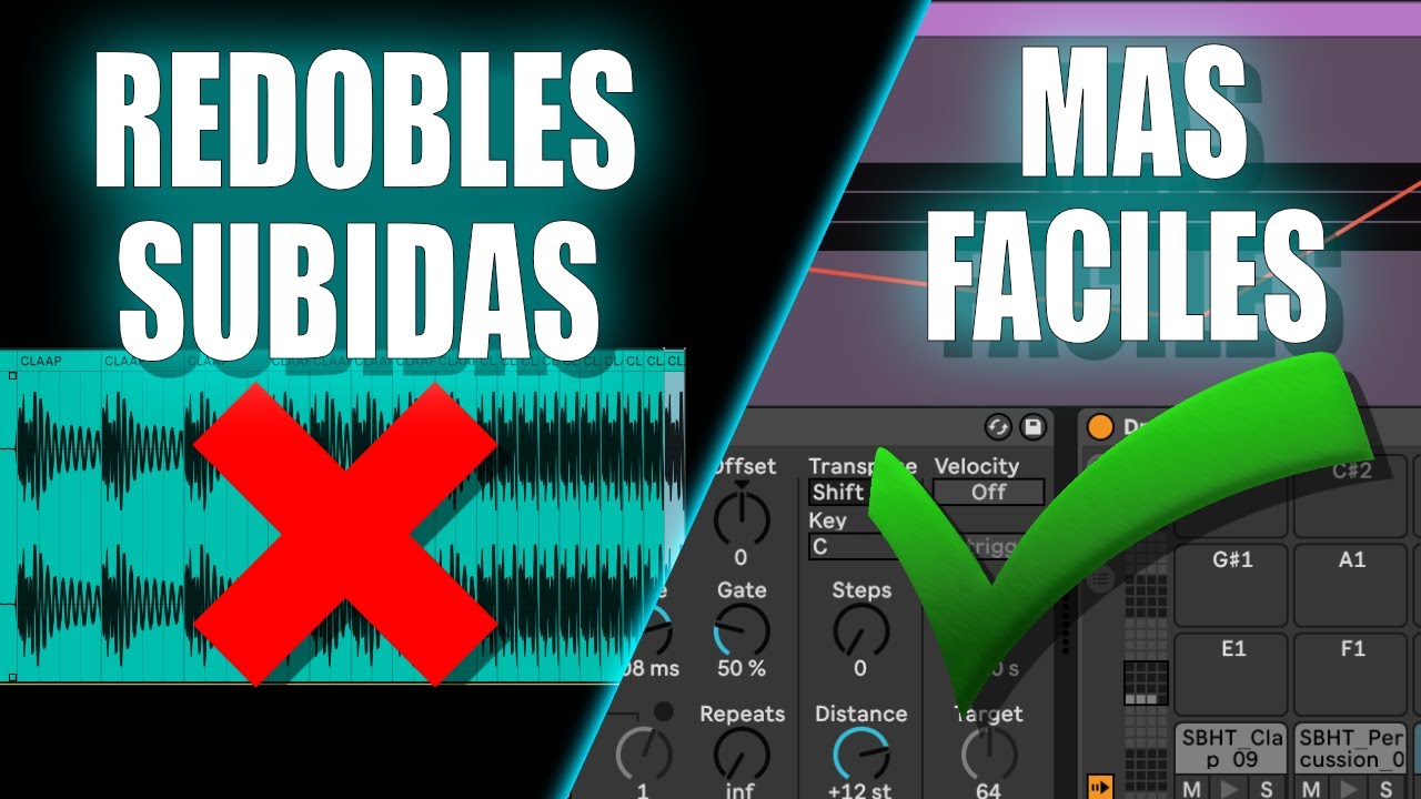 Redobles / Remates / Subidas mas sencillas con DRUMRACK Y ARPEGIADOR ...