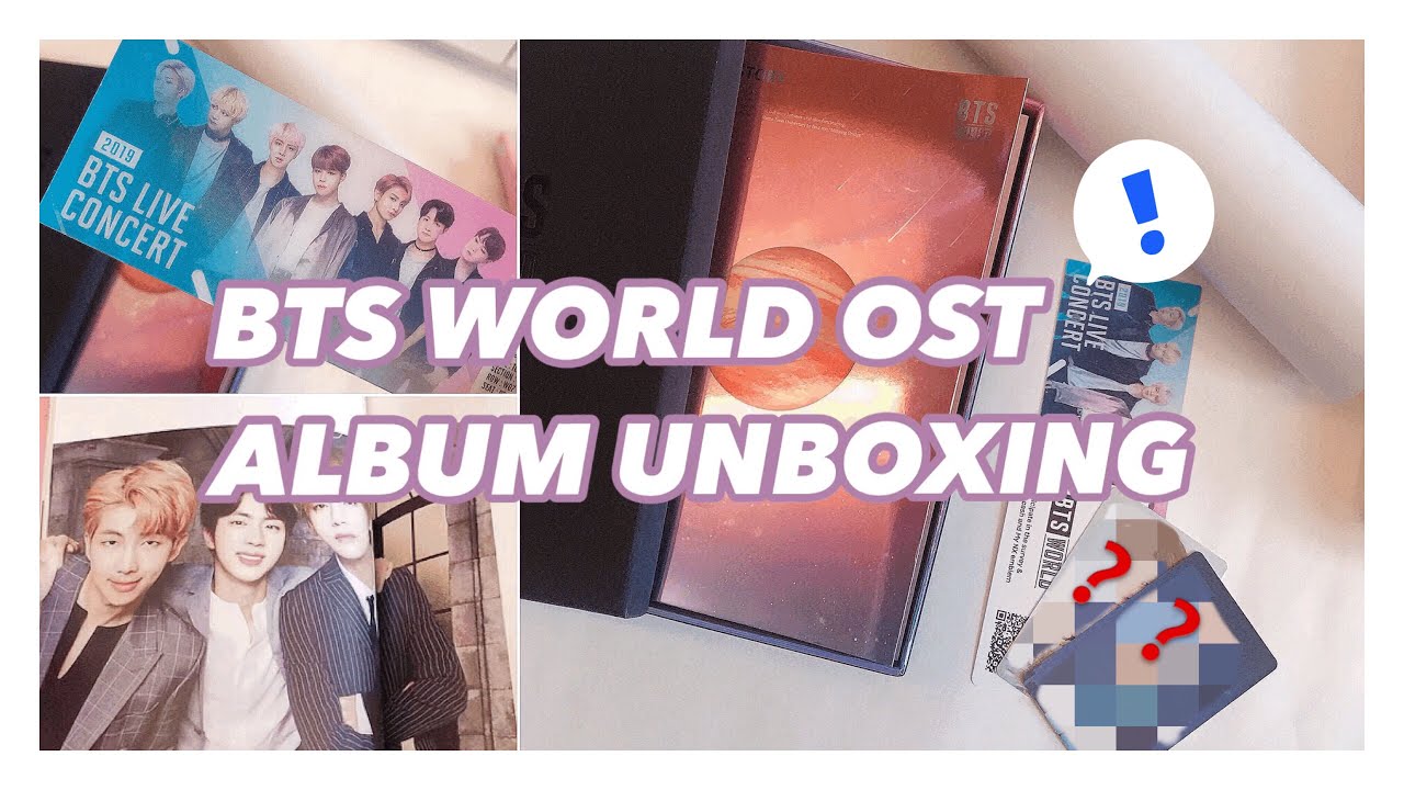 BTS WORLD OST UNBOXING | BTS WORLD OST 앨범 언박싱 防彈專輯開箱 - YouTube