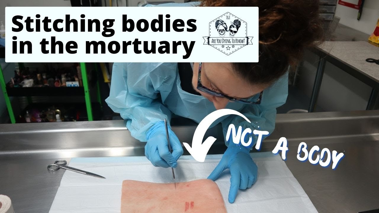 Different sutures used by a mortician - YouTube