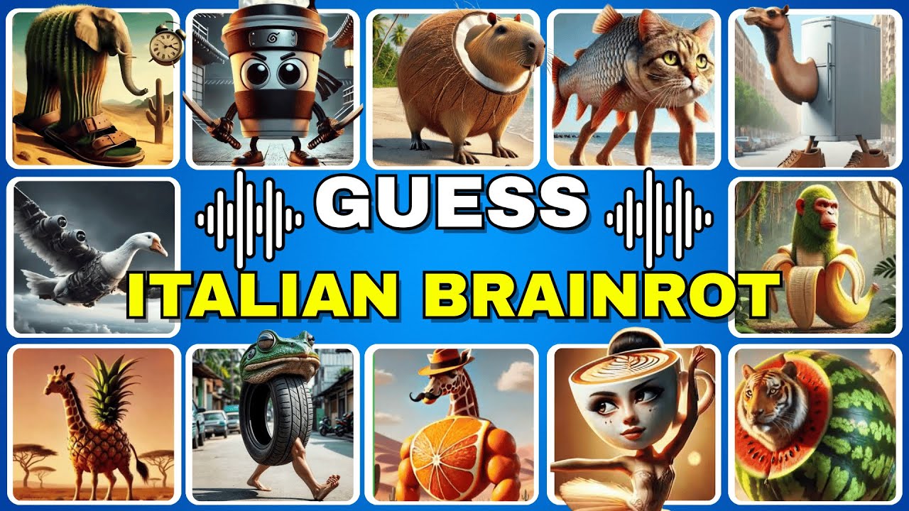 Can You Guess These Brainrot Animal Names? 😂 | Italian Meme Quiz - YouTube